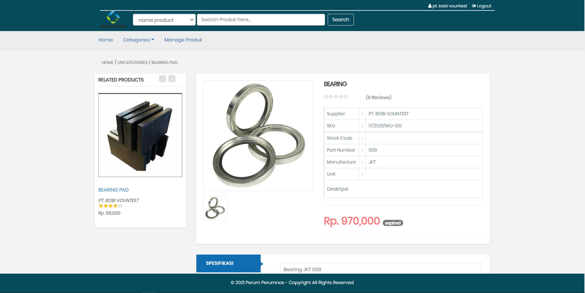 EPS - Enterprise Procurement System