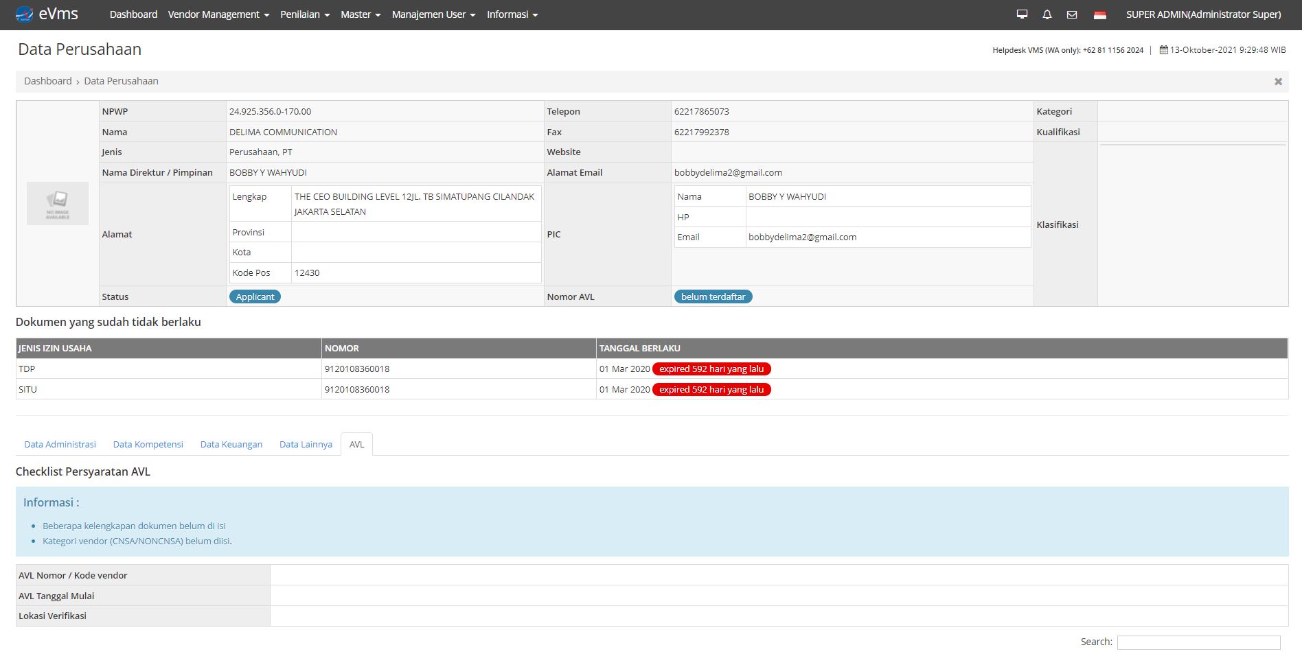 EPS - Enterprise Procurement System
