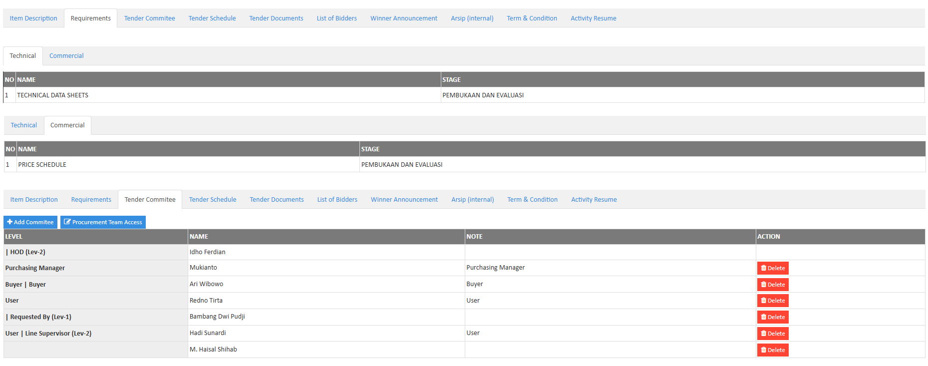 EPS - Enterprise Procurement System