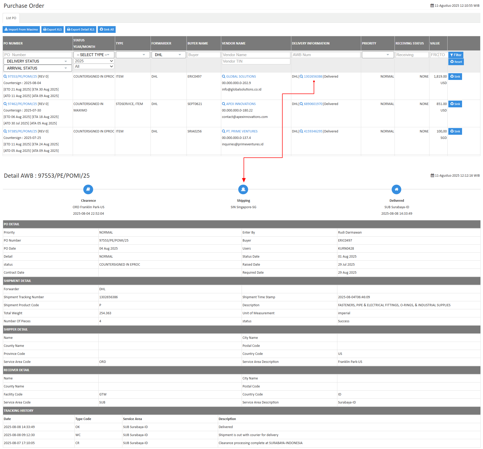 EPS - Enterprise Procurement System